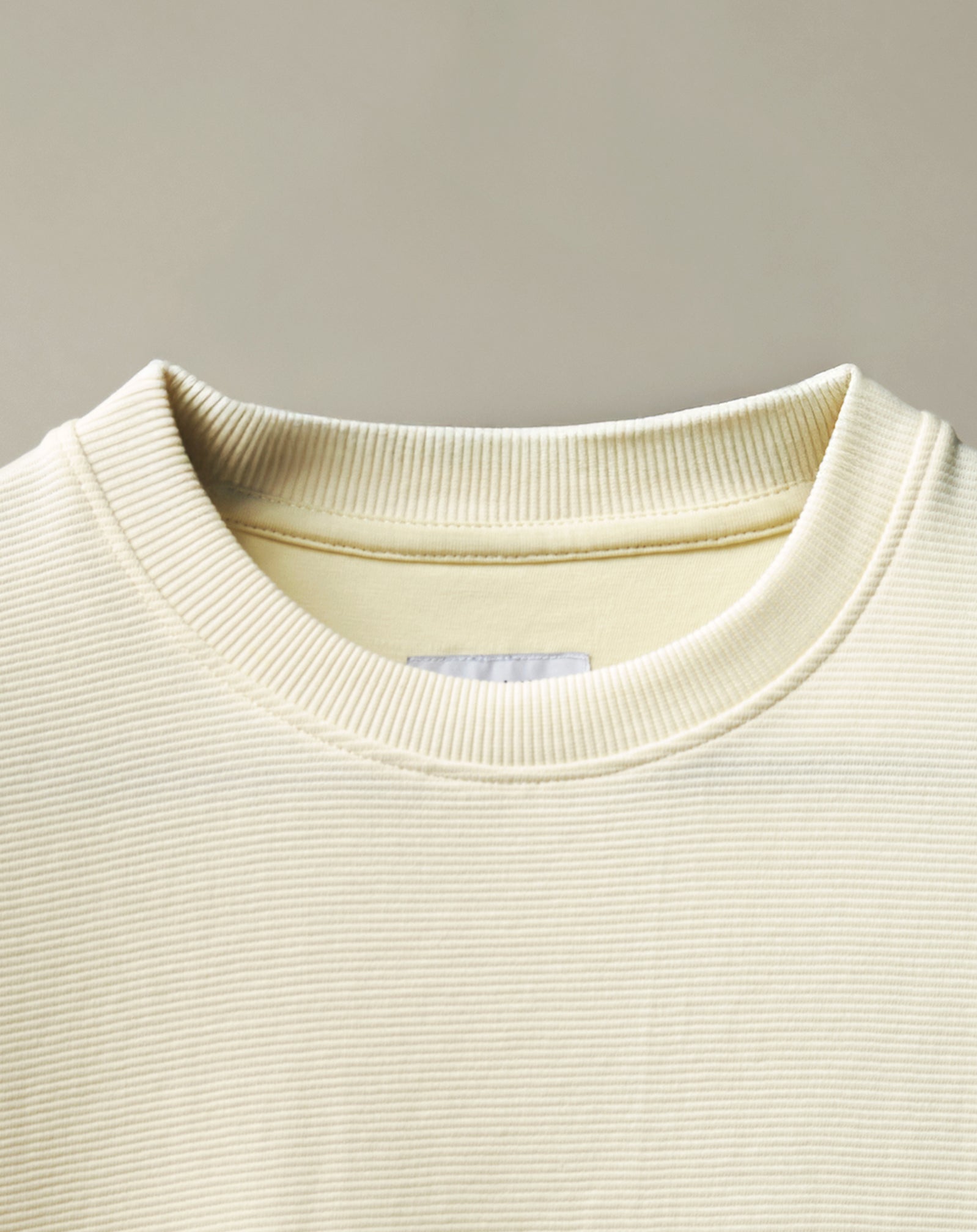 The Cloud Tee - Round Neck Structured 260 GSM T-Shirt 100% Cotton | Subtle